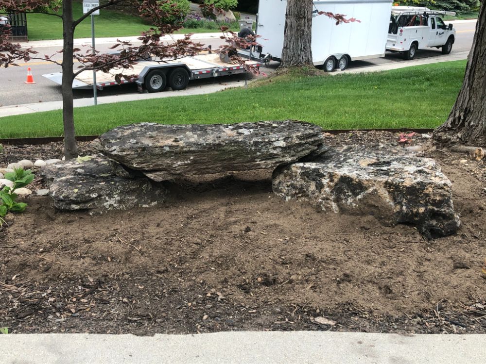 Rock Hardscapes | Natural Rock Retaining Wall | Boise ID